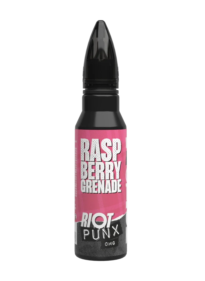 Punx - Raspberry Grenade Shortfill – Riot E-Liquid